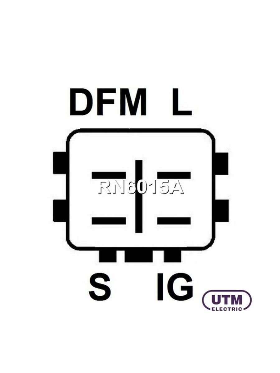 Регулятор генератора UTM RN6015A для Lexus, Toyota, Ford, Volvo, Mazda — фото 1