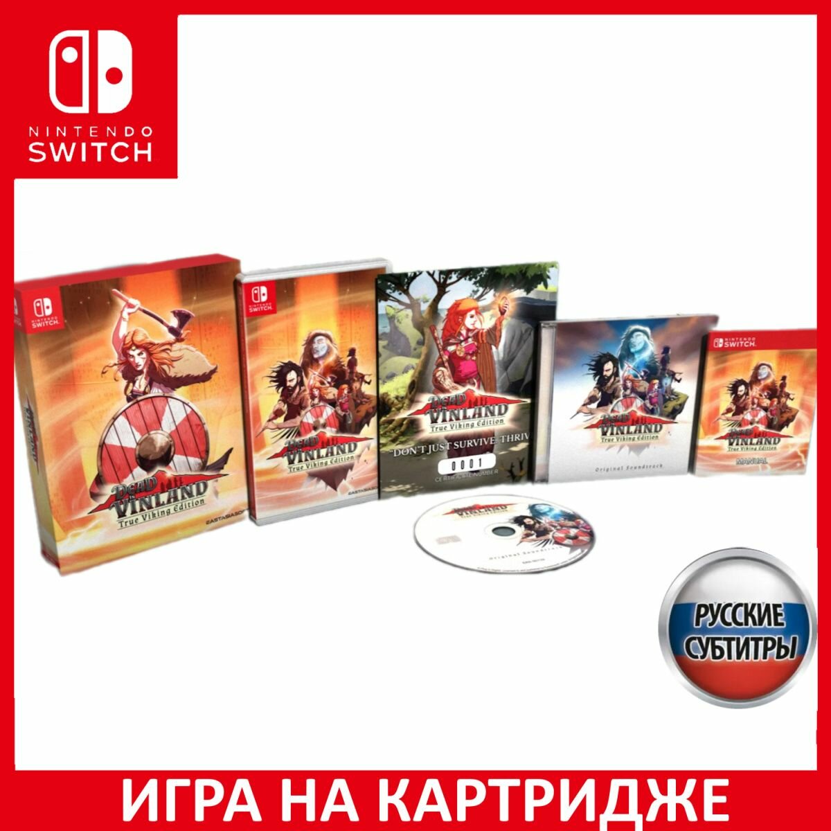 Игра Dead in Vinland True Viking Edition Limited Edition Switch Русская Версия Картридж на Nintendo Switch