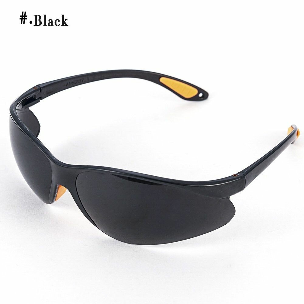 Сварочные очки защитные, черные/серые/прозрачные, легкие ПК-очки для сварки, металлопластика и домашних работ, УФ-защита и комфорт 22 г