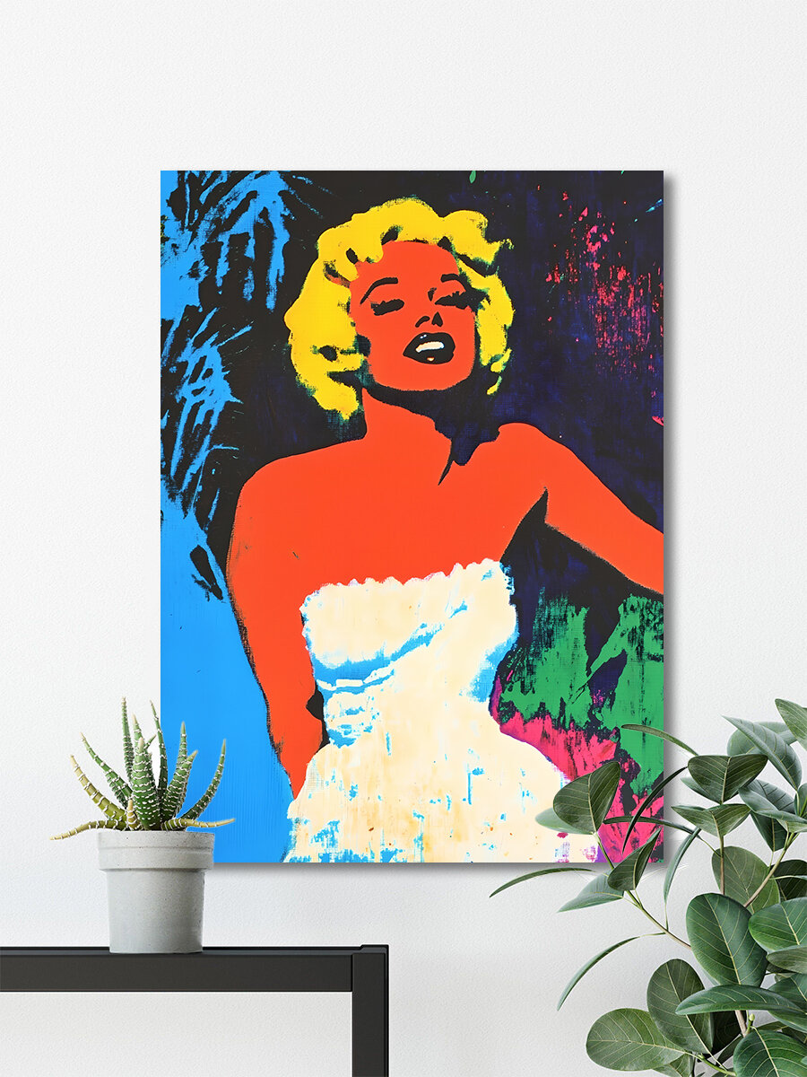 Картина вертикальная / на стену - Мерлин Монро, картина 20*30 см.