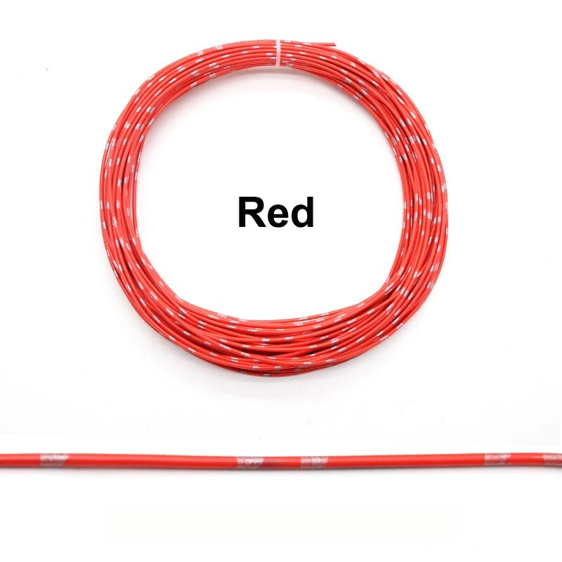 AVSS Автомобильный провод 22-14 AWG аудио кабель 22AWG Sq0.3mm, Red, 5 meters