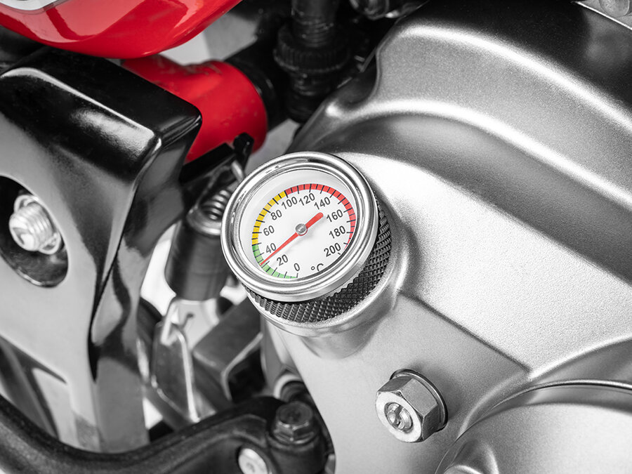 Мотоциклы игла температуры масла Чёрный CT1251 шт.