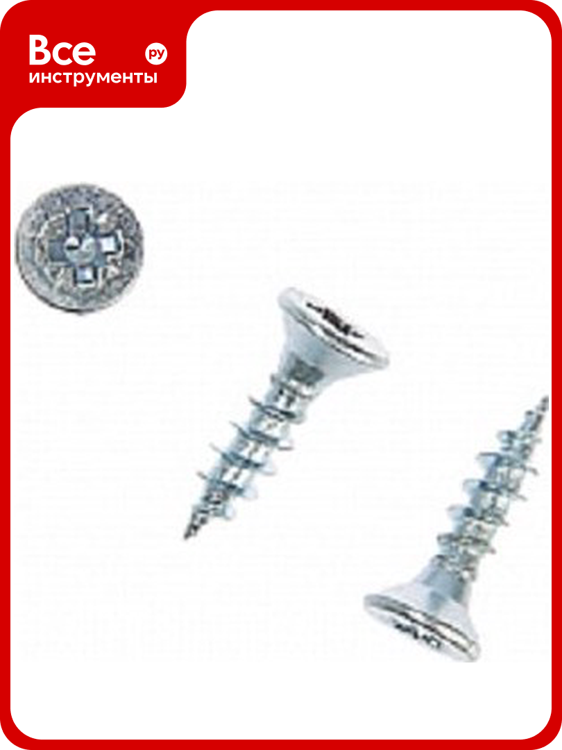 Саморез Zitarы универсальные 10x2,5 мм 500 шт оцинкованные коробка с окном 102155, бетона, черный