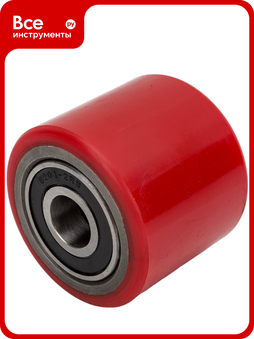 Ролик полиуретановый Longway 70х60, для тележек складской техники, износостойкий, 70×60