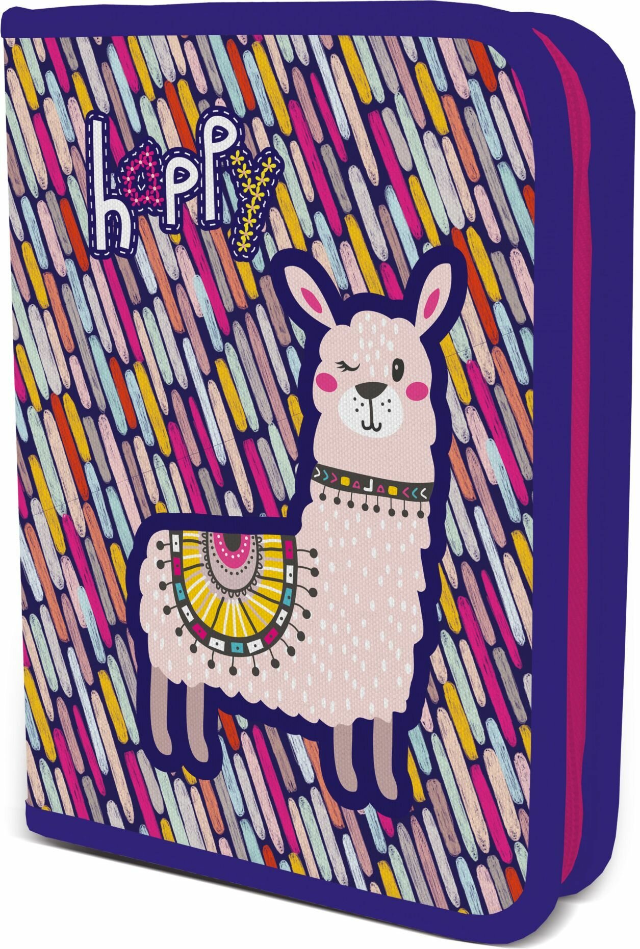 Пенал-книжка "Seventeen. Лама", одно отделение на молнии 21 х 14 х 4 см (SKHB-UTB-031)