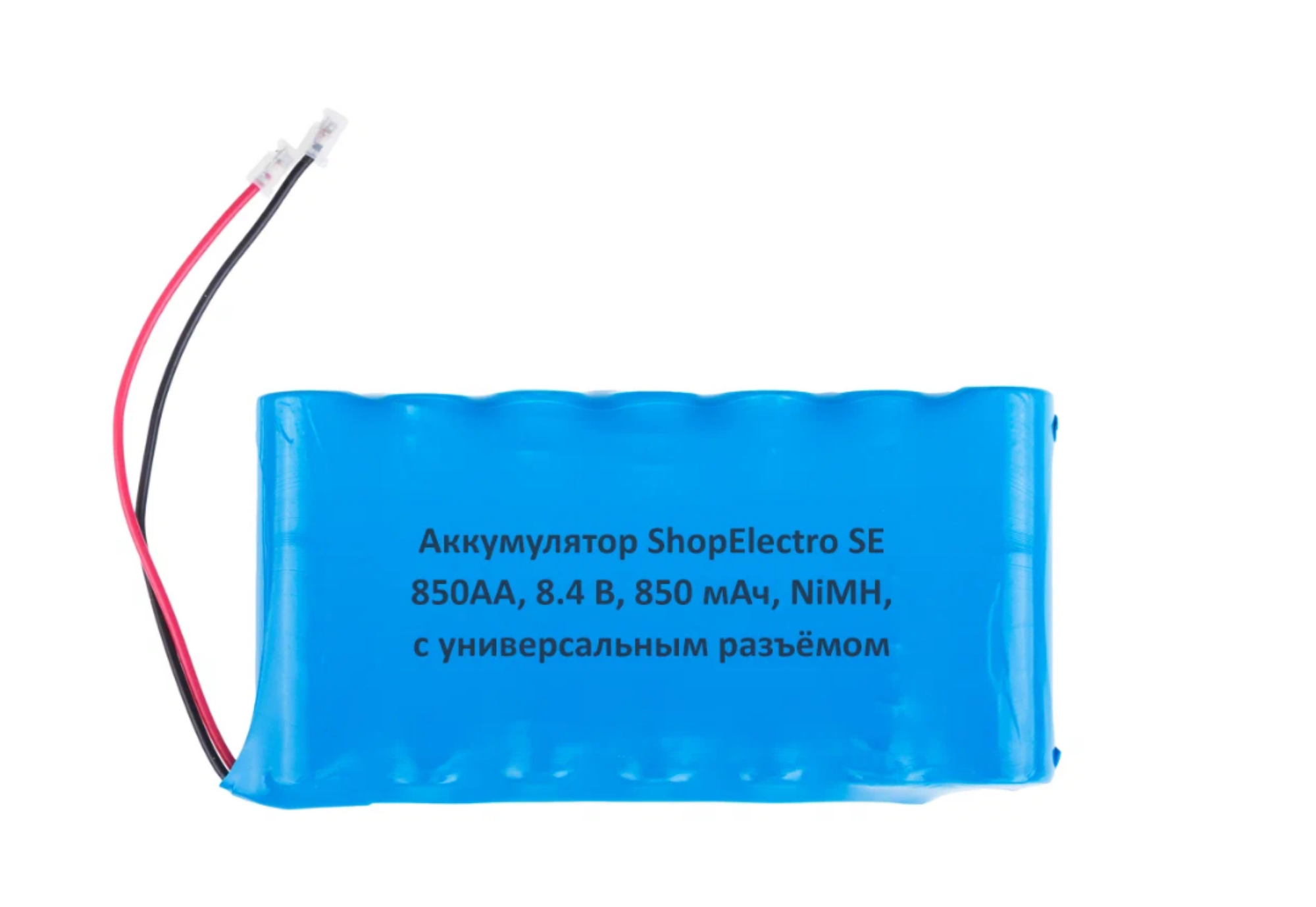 Аккумулятор ShopElectro SE 850АА, 8.4 В, 850 мАч/ 8.4 V, 850 mAh, NiMH, с универсальным разъёмом