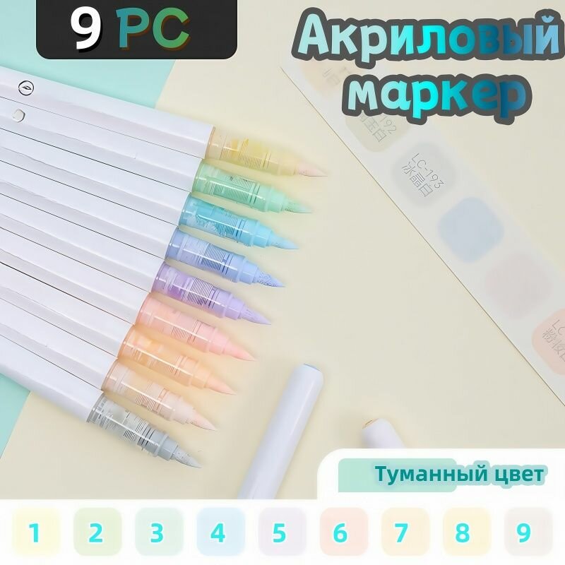 Маркеры для скетчинга акриловые фломастеры набор 171 цветов для рисования граффити / скетч маркеры