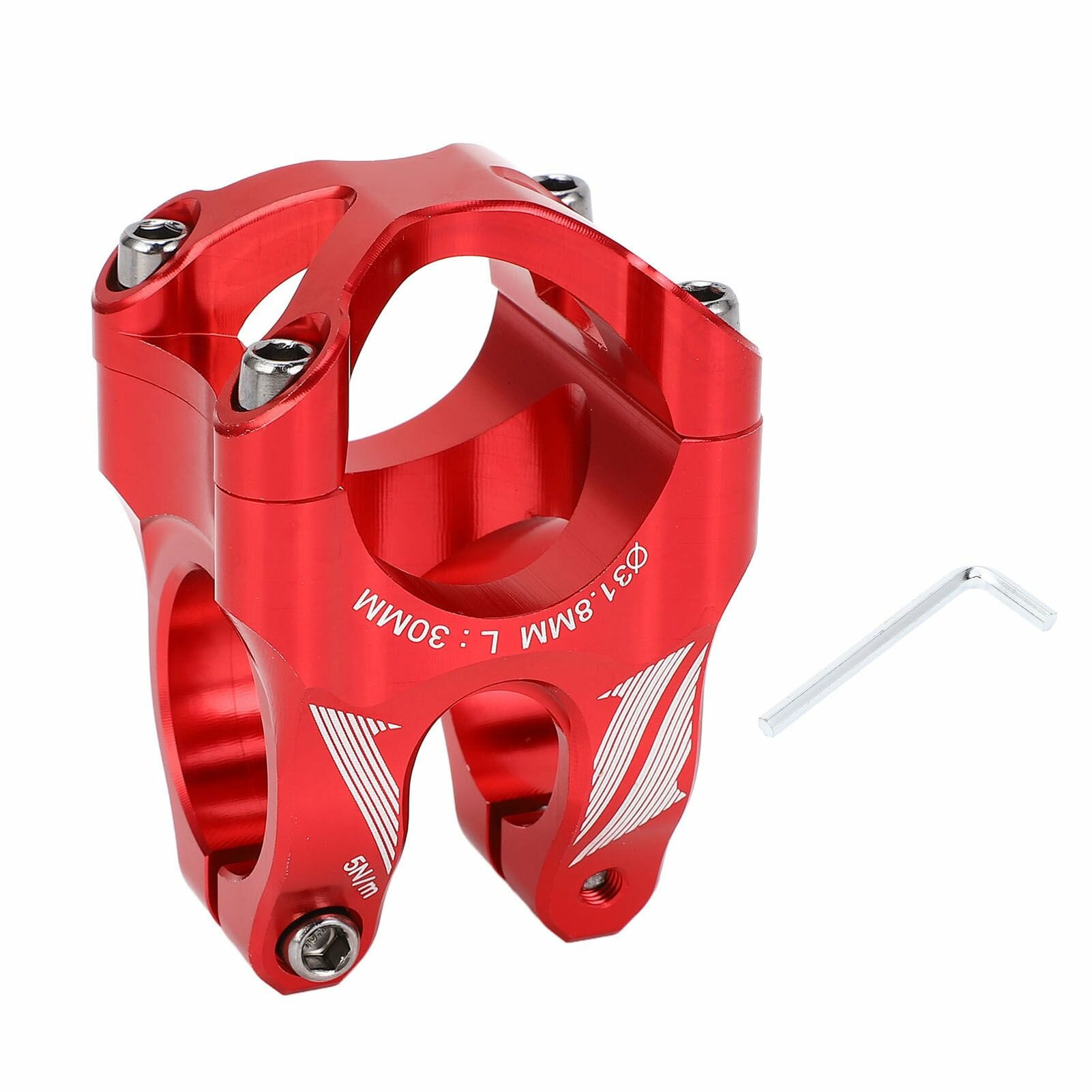 Алюминиевый короткий руль 0 для MTB (красный)