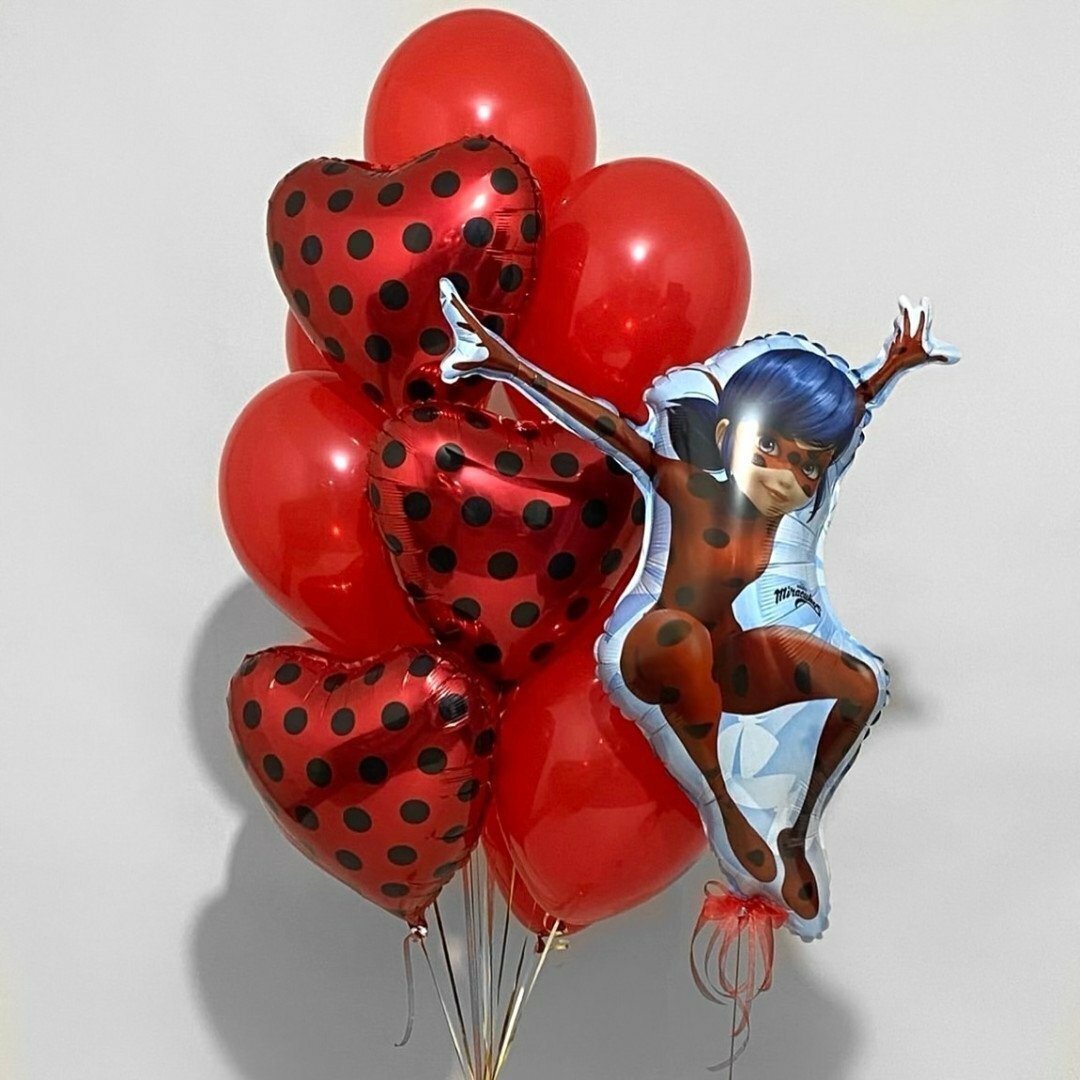 Набор шаров с гелием «Супергеройский день»