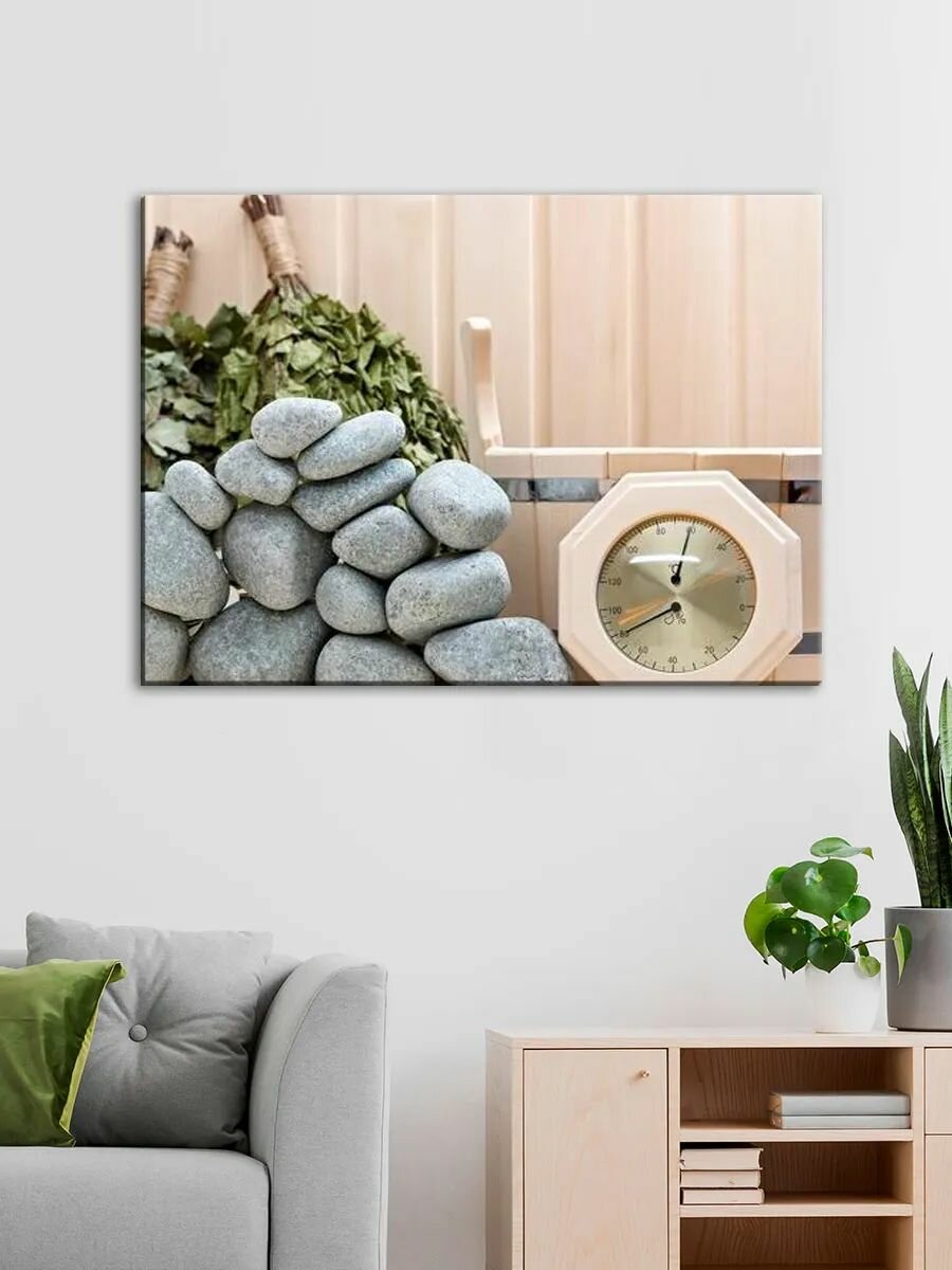 Картина на стену "Баня", 70х50 см