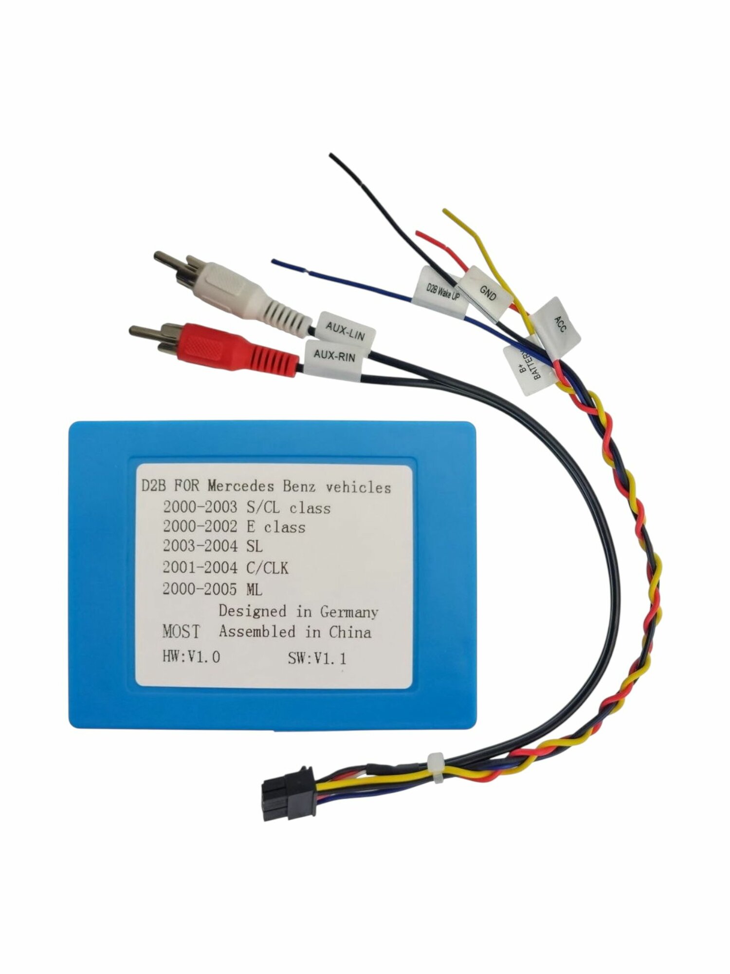 D2B адаптер-переходник для оптики (Mercedes-Benz)