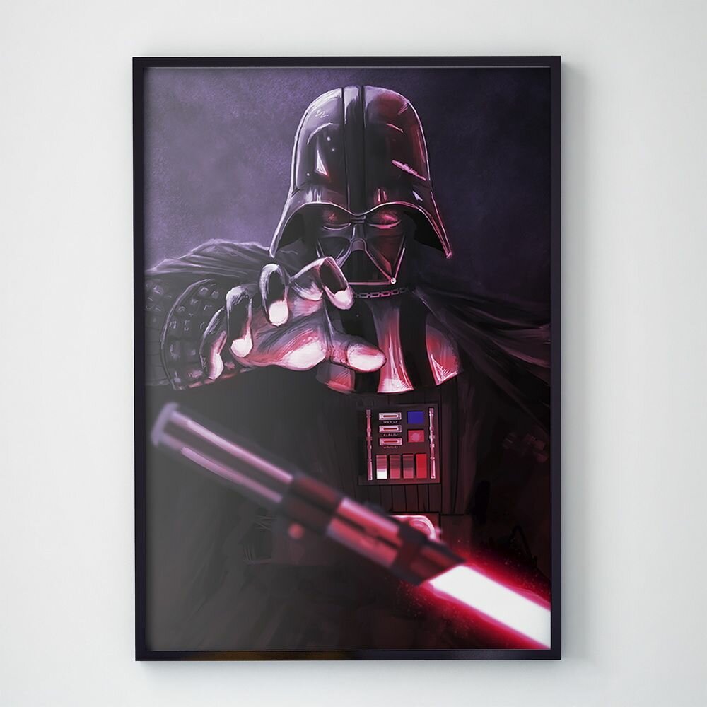 Плакат, постер Star Wars: Darth Vader, Звёздные войны: Дарт Вейдер на бумаге, размер 21х30см
