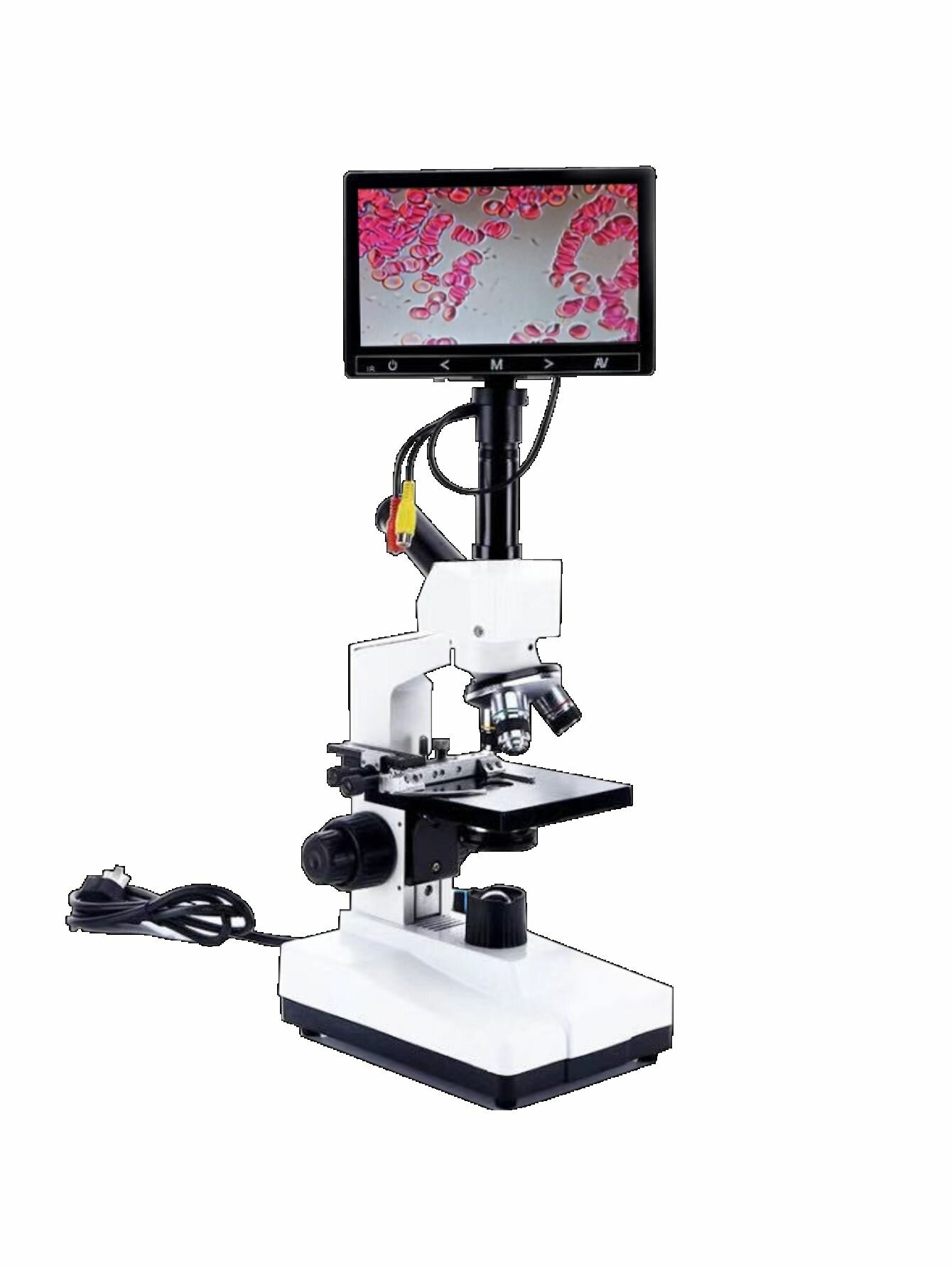 Миниатюрный цифровой биологический оптический микроскоп сканирующего электрона MyLevel (100 и 200 000 раз увеличение) поддерживает подключение к смартфону, 1 набор.