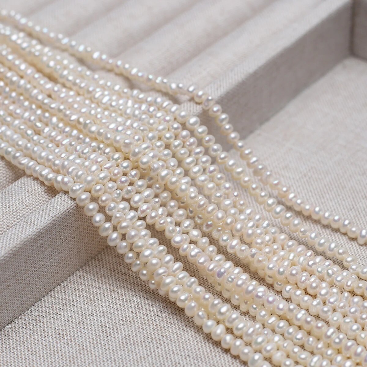 3-4 мм натуральный пресноводный жемчуг, блестящие жемчужные бусины, подвески для DIY, женщин и мужчин, ожерелье, принадлежности для изготовления ювелирных изделий, аксессуары