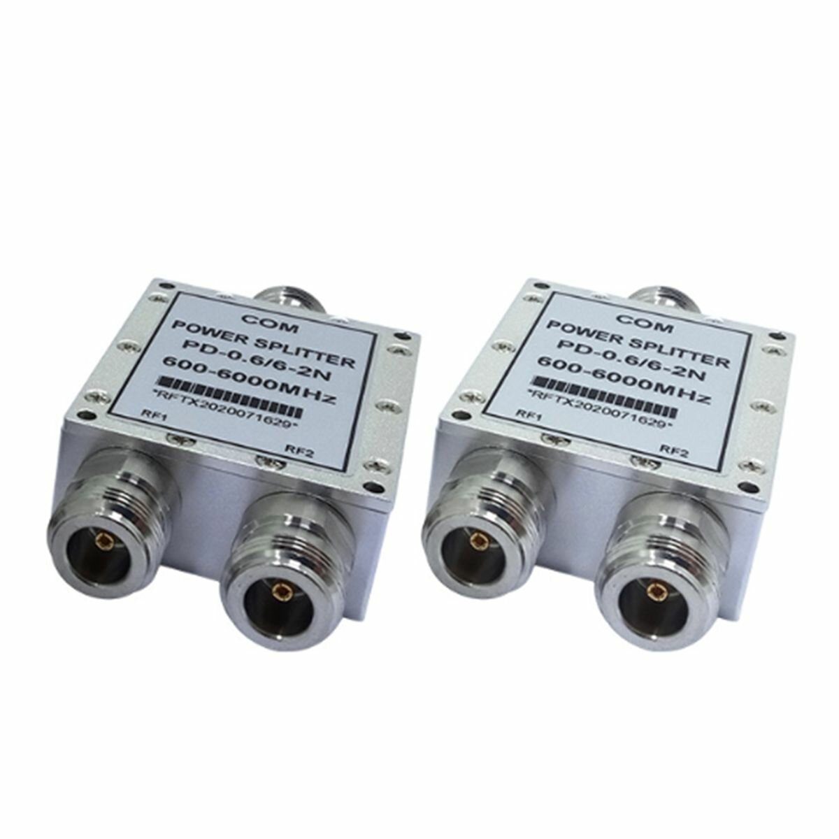 Два делителя мощности N-типа радиочастотный 600 МГц-6 ГГц 2.4G 5.8G одноточечный разветвитель