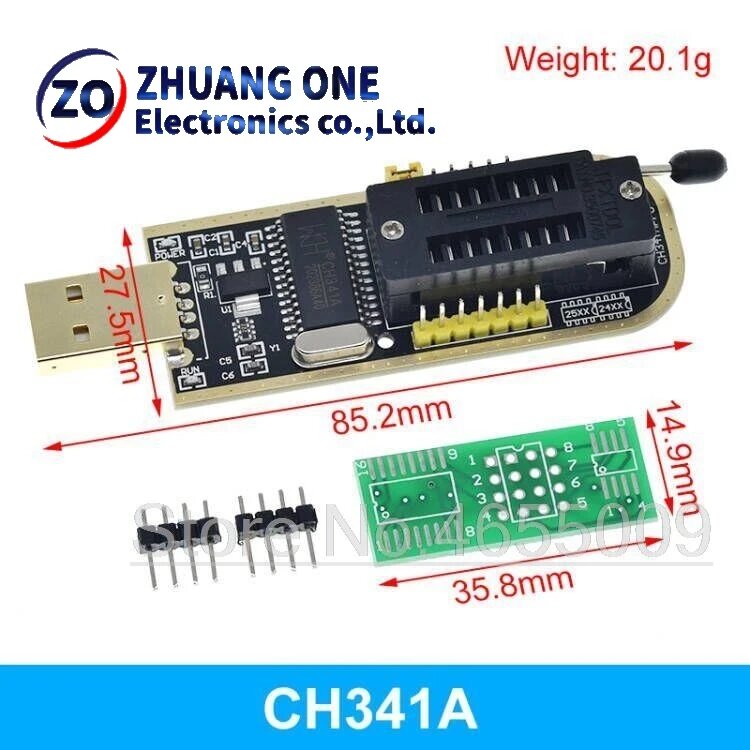 CH341A программатор EEPROM ZHUANG One, Color: CH341A