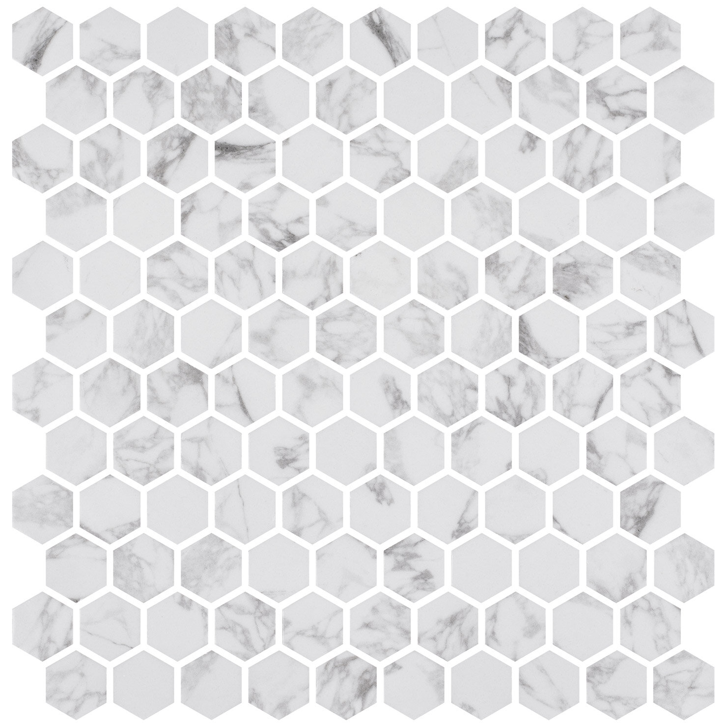 Мозаика HEX STATUARIO MATTE — фото 1