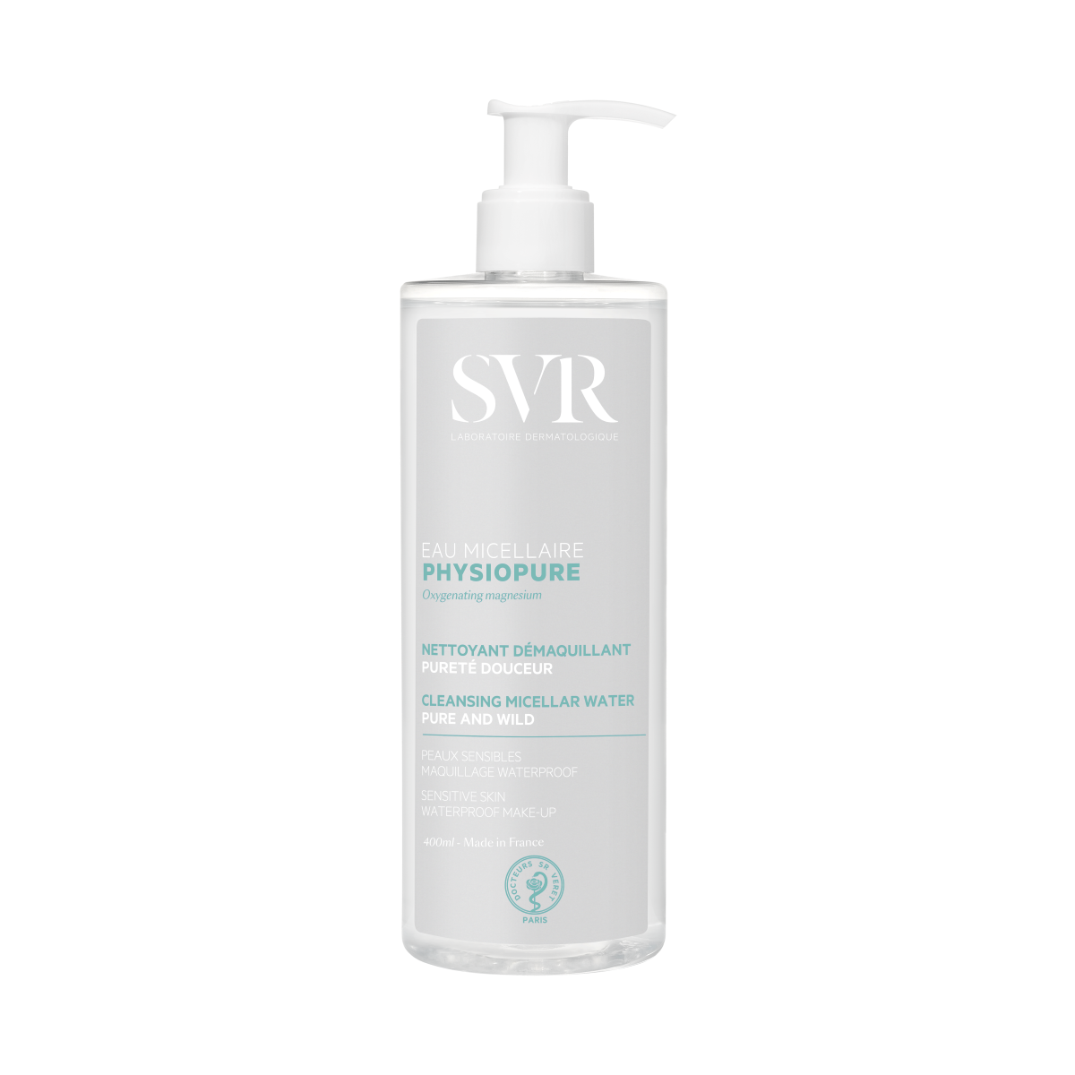 SVR физиопюр Мицеллярная вода, 400 мл | SVR PHYSIOPURE Cleansing miccellar water