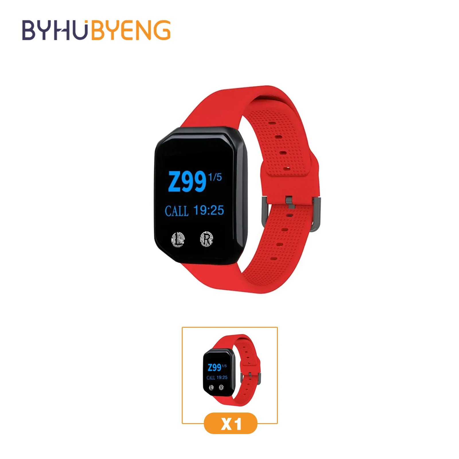 BYHUBYENG Беспроводной приемник для часов, 1 Red Watch