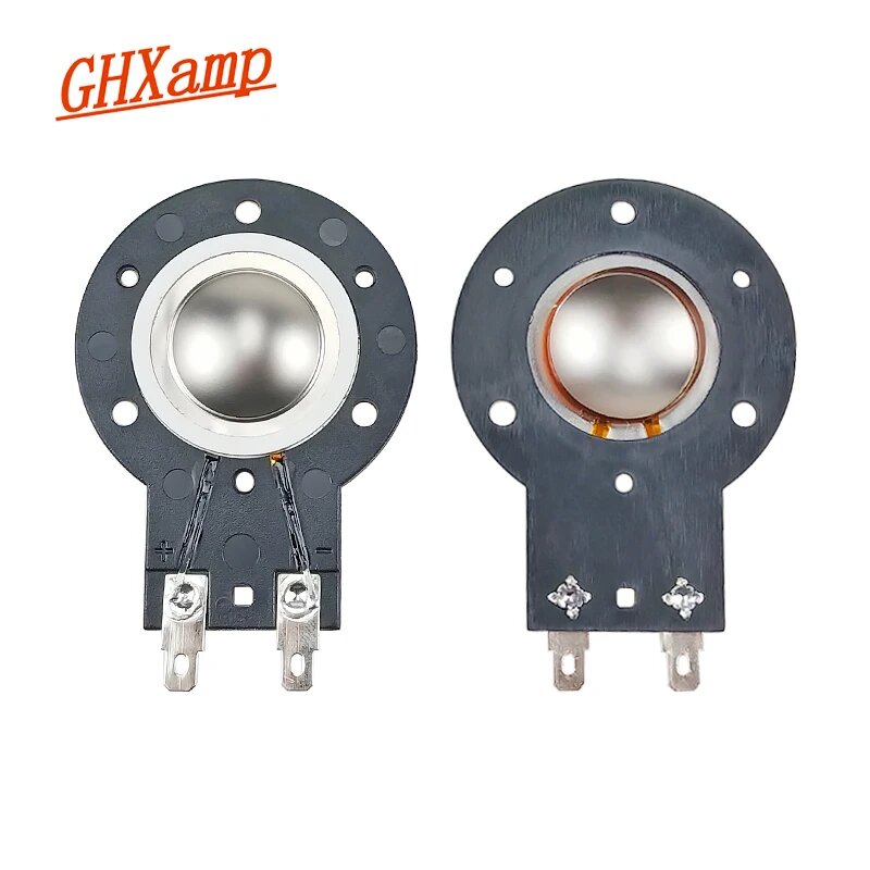 GHXAMP 25,4 мм, звуковая катушка твитера, 25,5 ядра, титановая пленка, катушка тройного динамика, 8 Ом, 2 шт