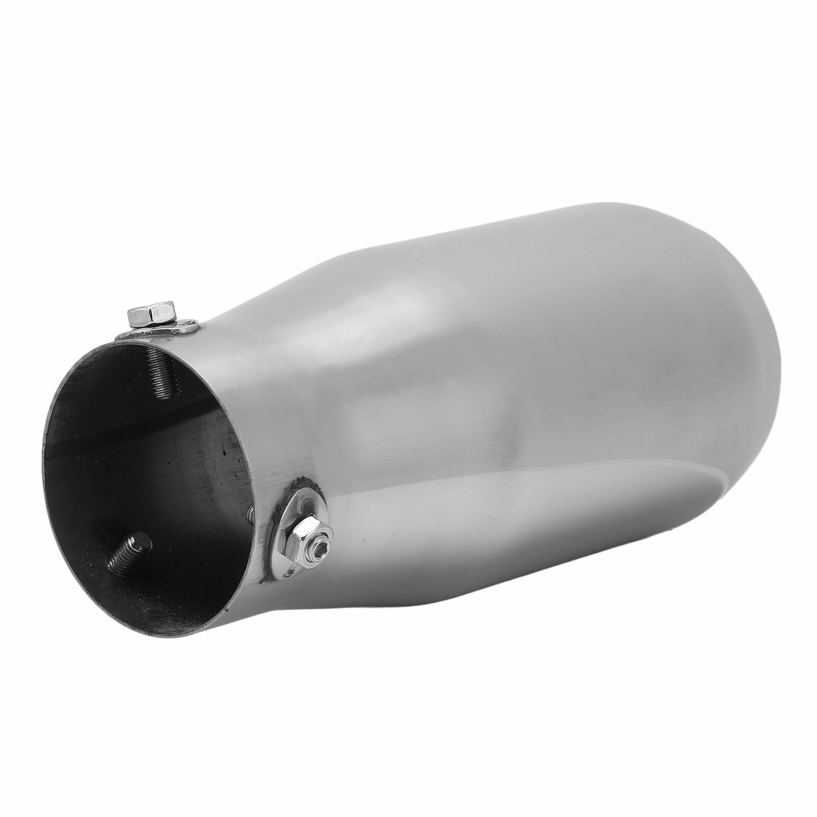 Глушитель автомобиля с выходным диаметром 80 мм из нержавеющей стали для 76-мм впуска, болтового крепления, одиночного выпуска
