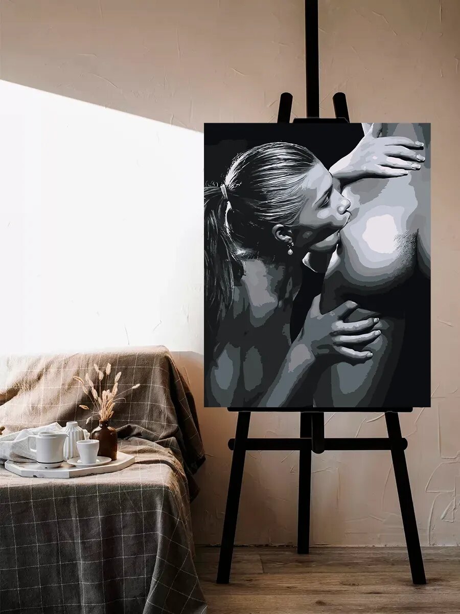 Картина по номерам Эротика Соблазн Влечение Страсть Любовь