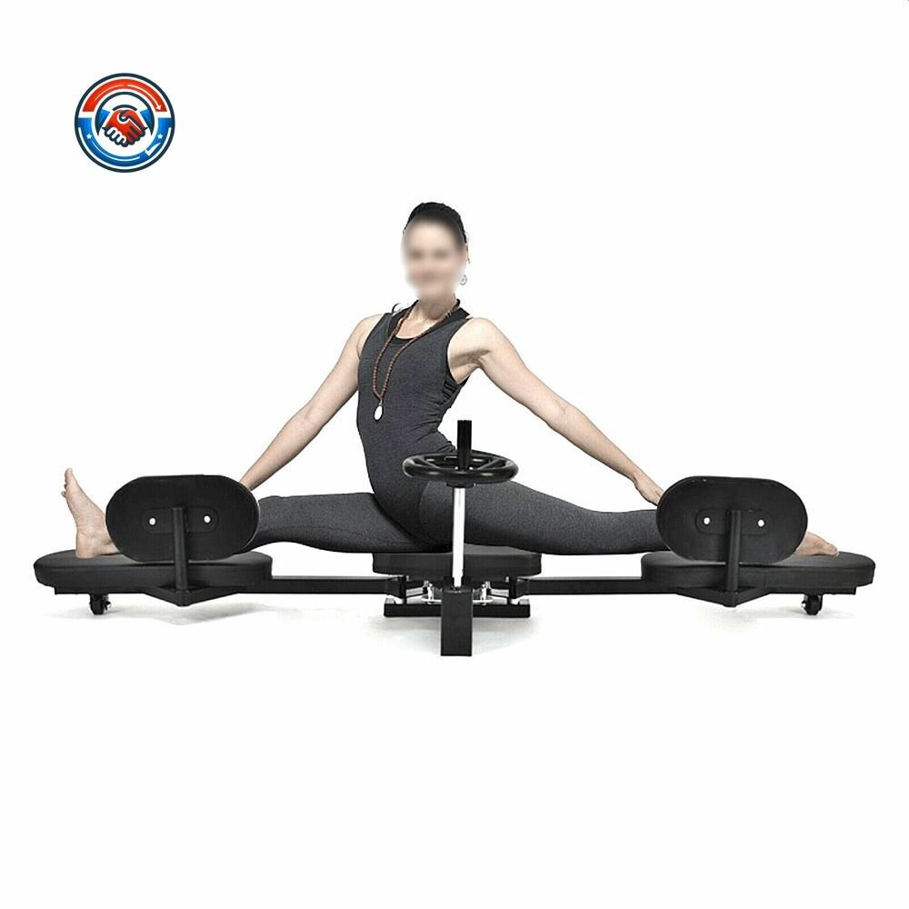 Тренажер для шпагата, регулируемая растяжка ног и спины, компактный станок для дома и зала, плавная настройка нагрузки, удобная фиксация, помощник в сидении на шпагат