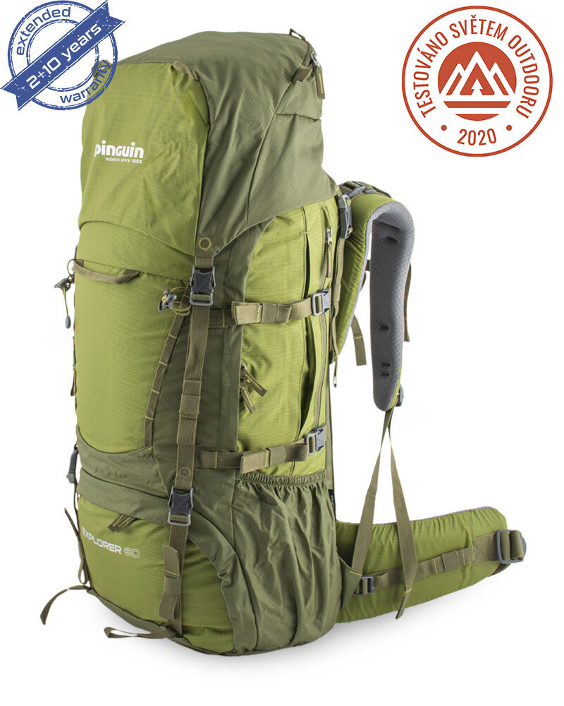 Рюкзак туристический Pinguin Explorer 60 Зеленый