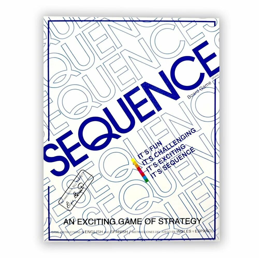 Настольная игра Sequence, стратегическая карточная игра Сиквенс