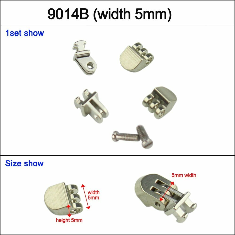 Шарниры для очков 9014B, 10 шт, Белый