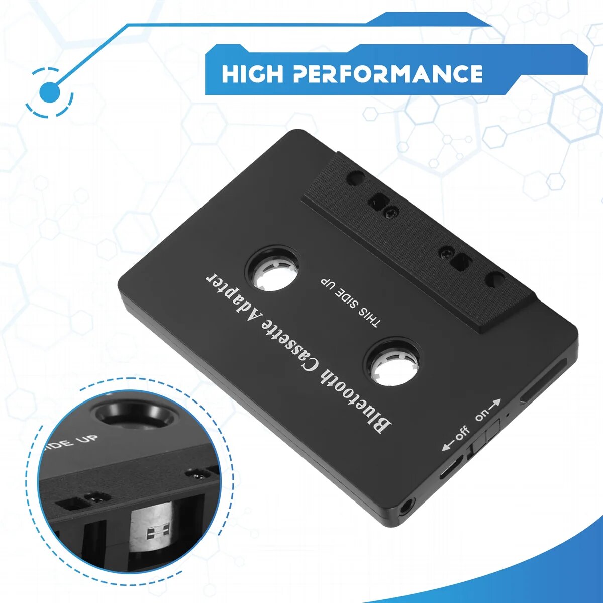 Универсальная кассета Bluetooth 5.0 аудио автомобильная лента Aux стерео адаптер с микрофоном для телефона MP3 AUX кабель CD-плеер горячий