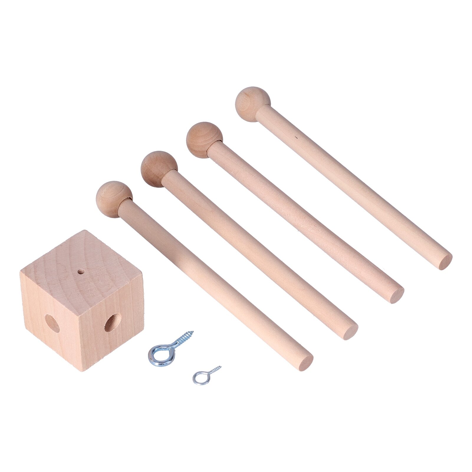 Деревянные ветровые колокольчики, безопасные, нетоксичные, экологичные, привлекающие внимание, подходят для детской кроватки.