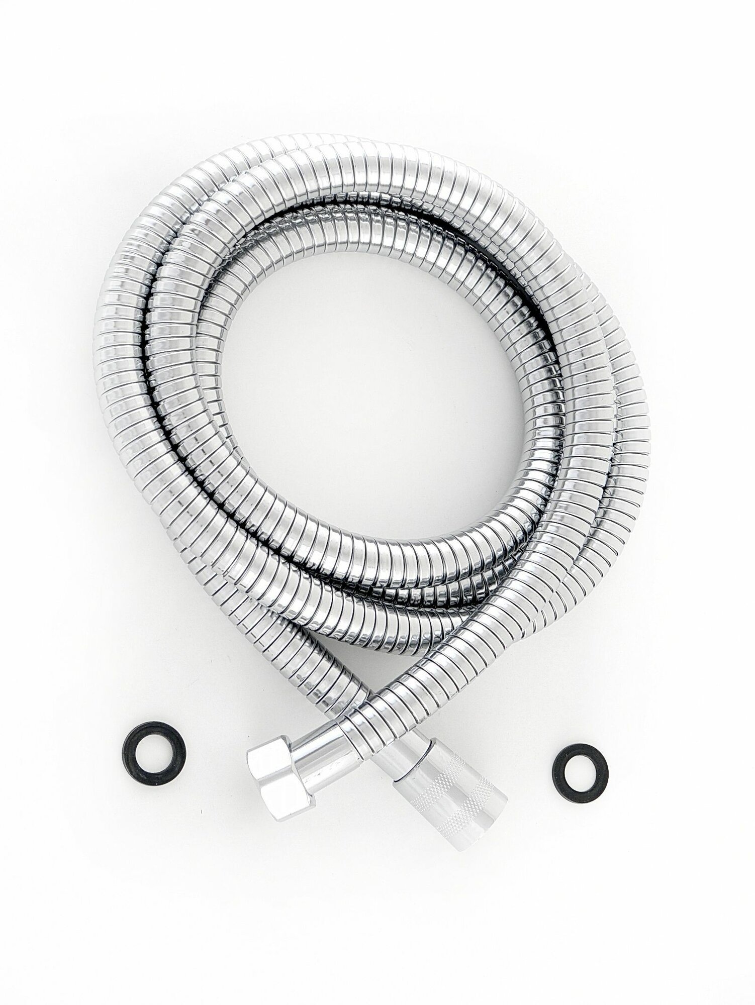 Шланг для душа Diadonna D20-19002 в металлической оплётке, 1/2"х1/2", длина 2 м, хром