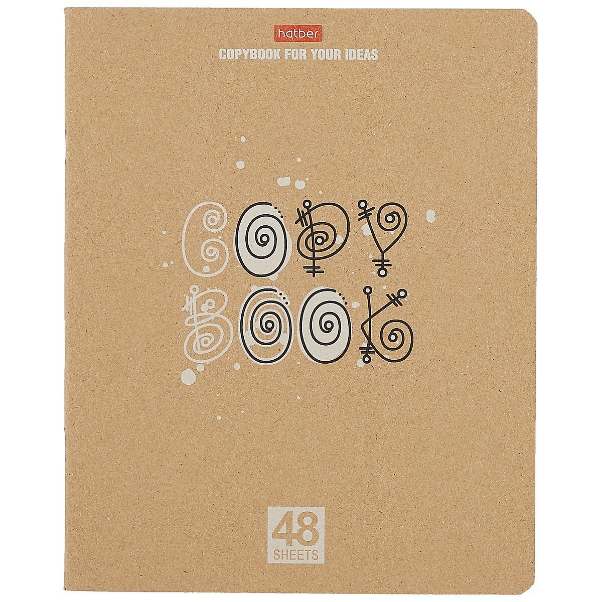 Тетрадь в клетку Hatber, Copybook, 48 листов, в ассортименте