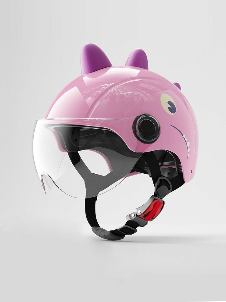 Детский шлем для электросамоката (мальчики/девочки) Зима-Лето, ABS, Регулируемый (53-57 см), С принтом, 500г