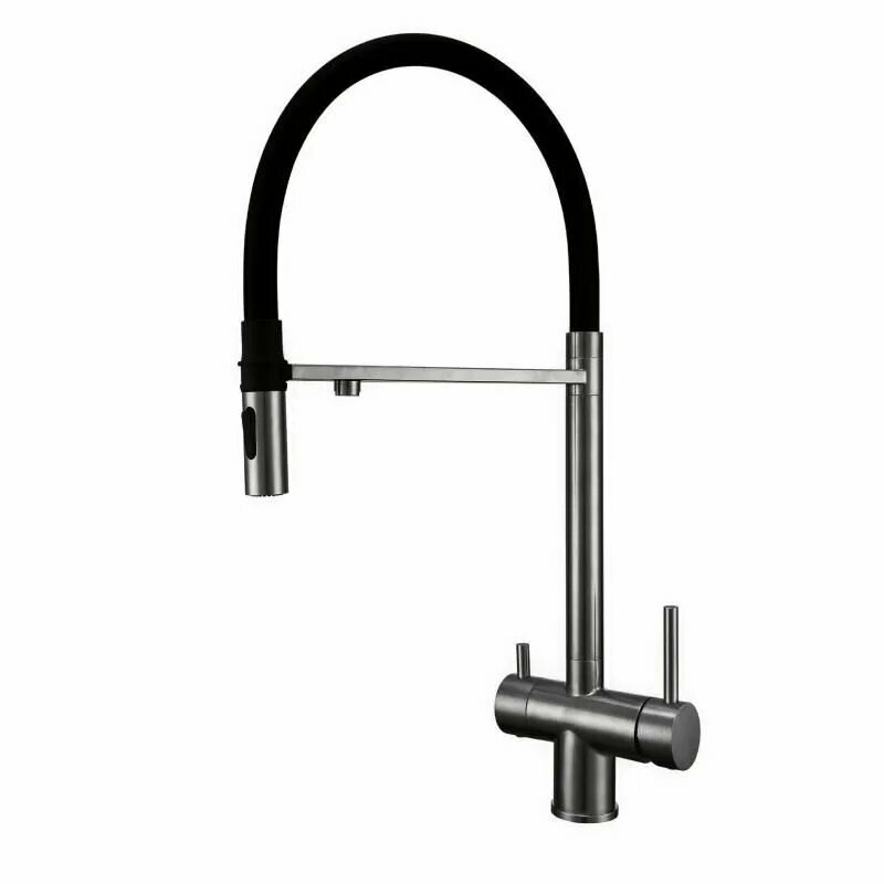 Смеситель для кухни с гибким изливом и фильтром Gerhans K14390D-2 1 pcs