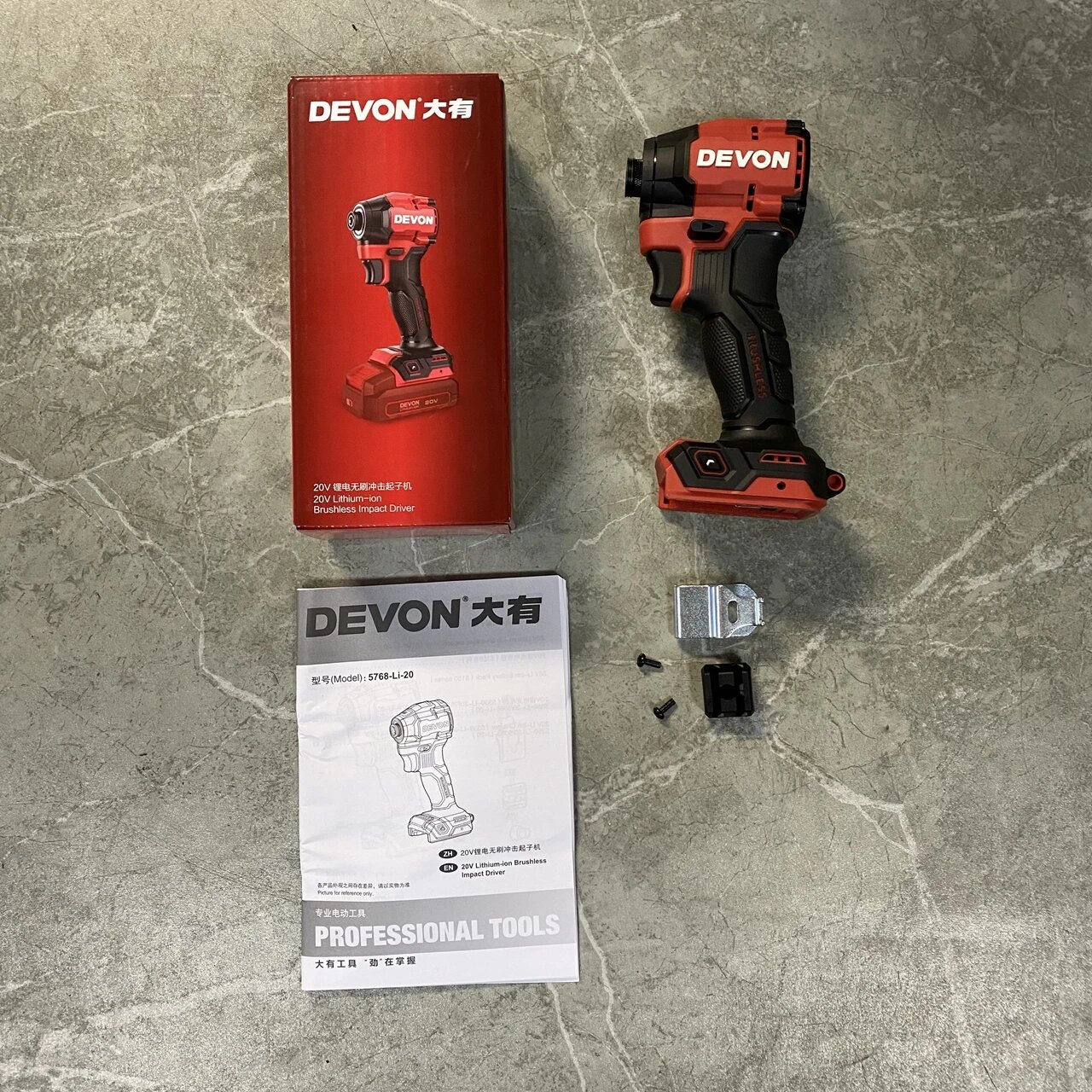 DEVON 20В беспроводной ударный шуруповерт