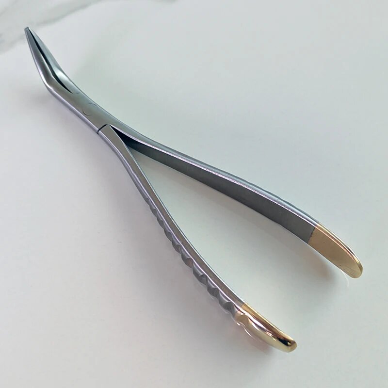Изогнутые щипцы для корневых фрагментов зубов Mandibular forceps
