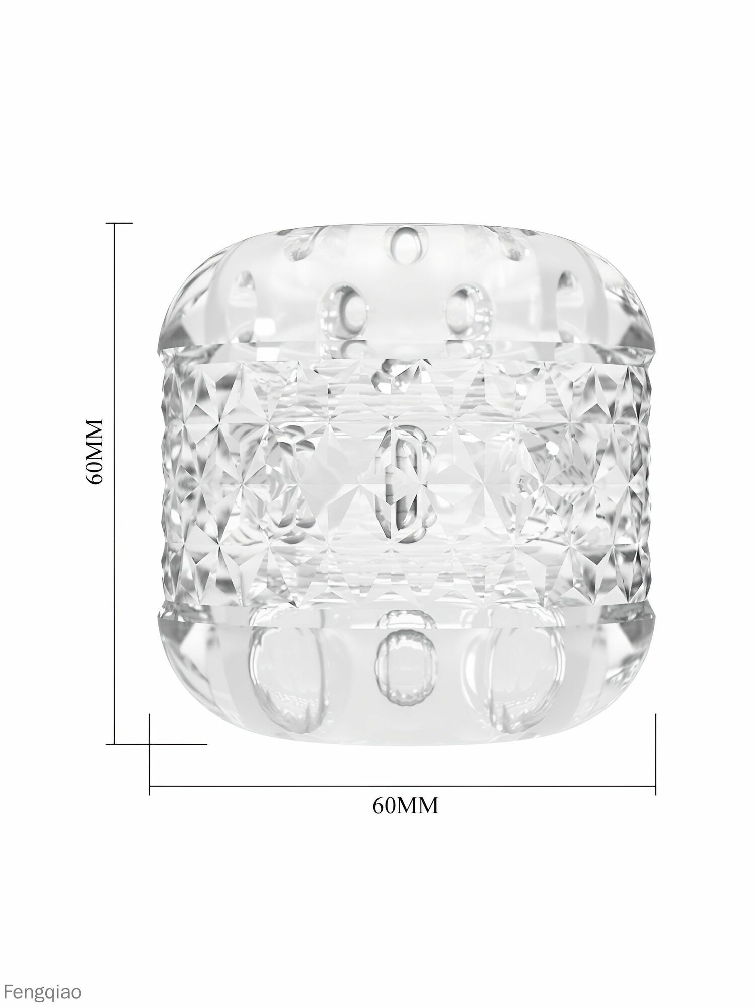 Мастурбатор мужской. насадка ограничитель на член для минета.