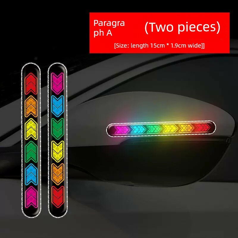 Защитная полоса для зеркала заднего вида, аксессуары для декора автомобиля, защитная полоса от царапин на краю двери,