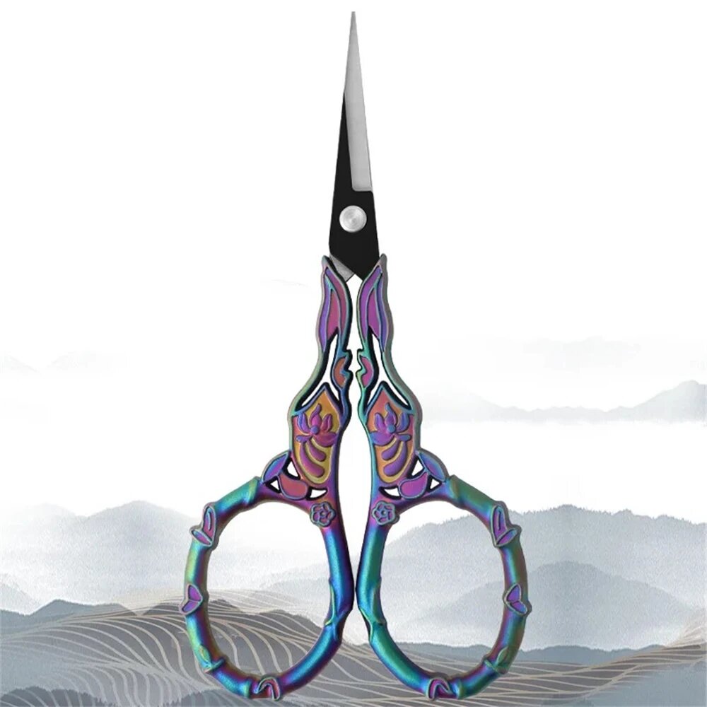 Ножницы декоративные, Цвет: Zhu scissors-color