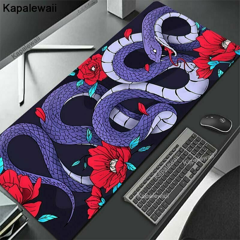 Игровой коврик для мыши Viper Snake XXL Большой настольный коврик 900x400x3мм, фиолетовый