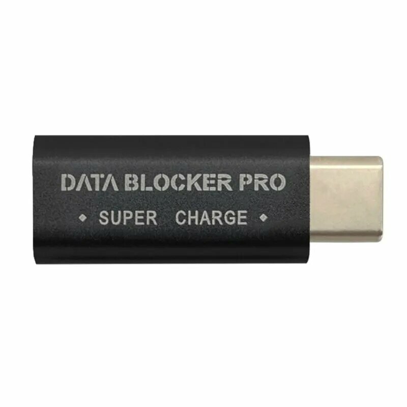 Быстрая зарядка USB C адаптер без доступа к данным, Черный