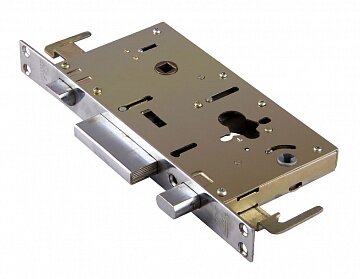 Корпус врезного замка 2524-1Р Автомат Zohen прямоугольный ригель+задвижка, левый