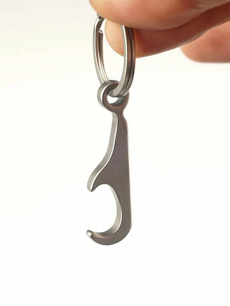 Брелок открывашка для пива на ключи с рычагом