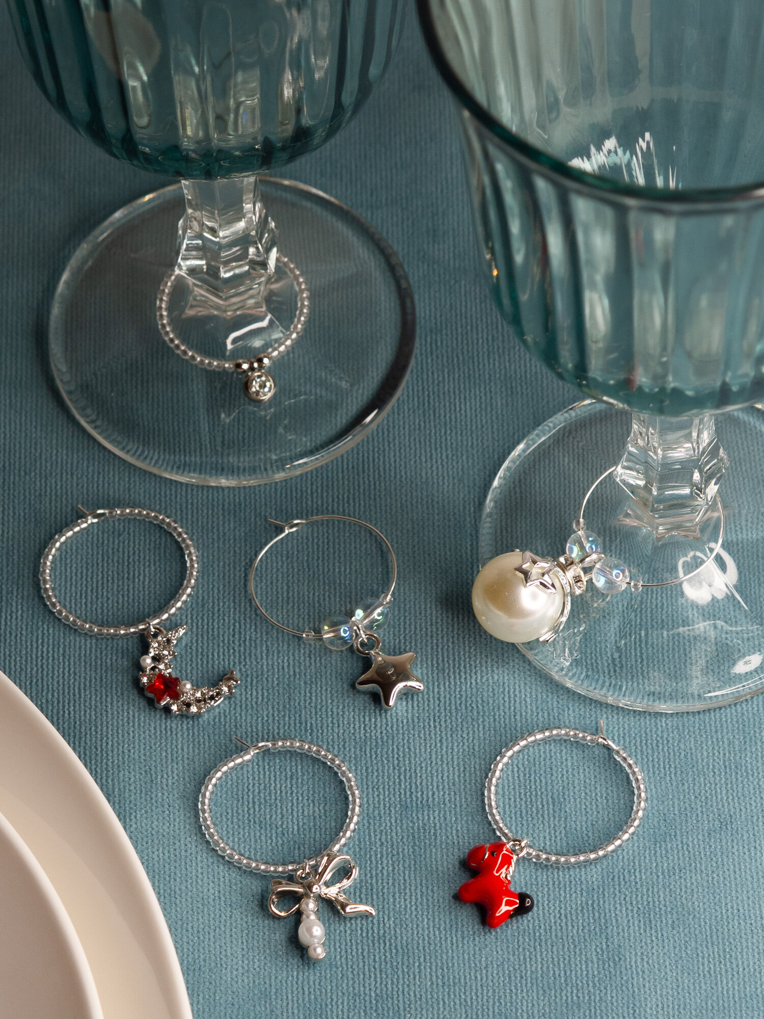 Маркеры для бокалов sergi_dlya_bokalov, sparkles new year, 6шт