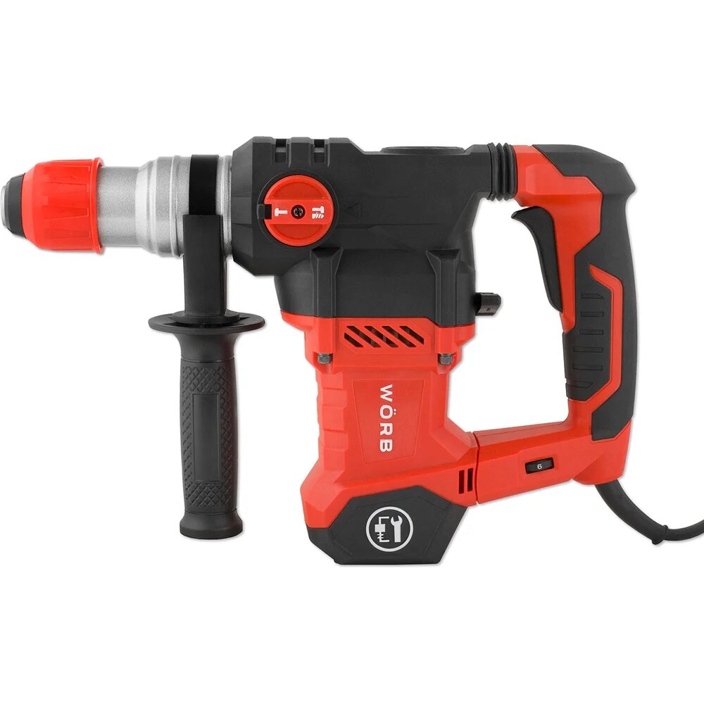 Перфоратор WORB BH-1600V/40L, мощность 1600Вт, 40мм, с кейсом — фото 1