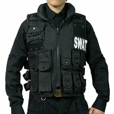 Тактический жилет SWAT черный