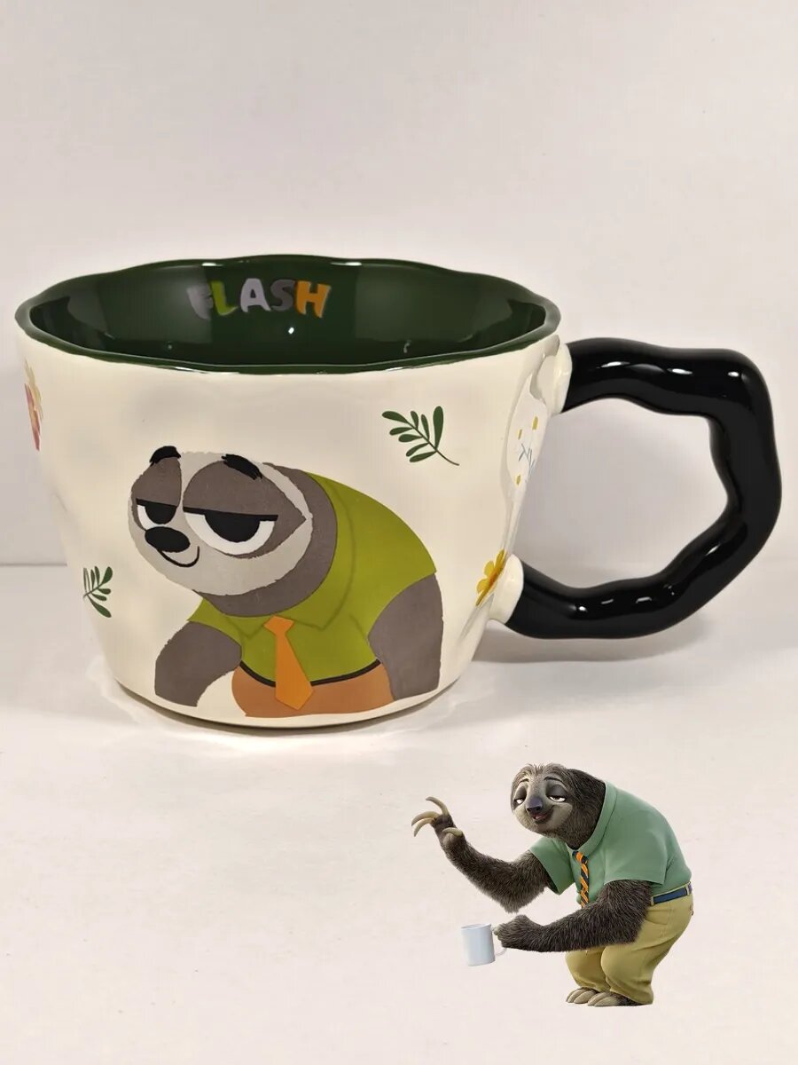 Волнистая Кружка Ленивец Блиц Зверополис 480мл