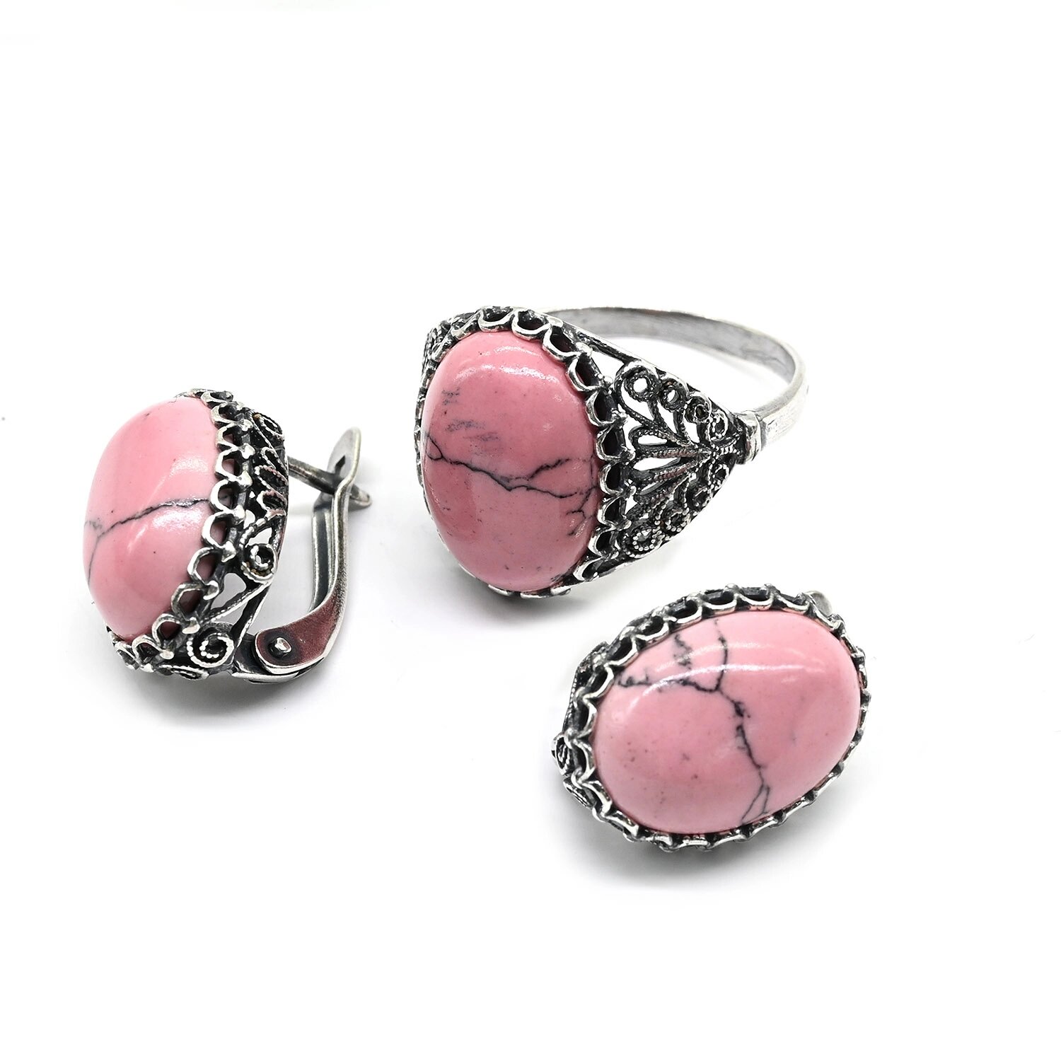 Серьги, кахолонг